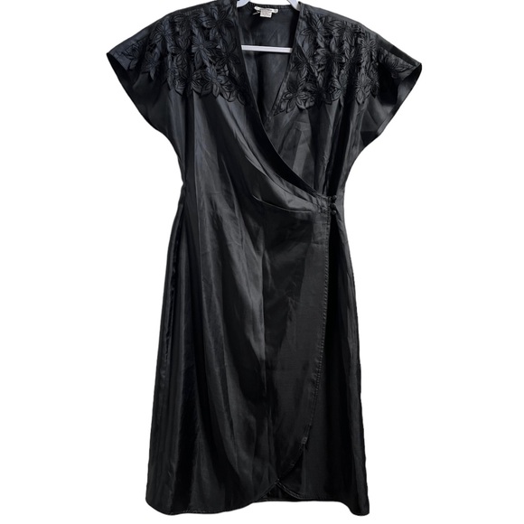 Premier Vision | Dresses | Vintage Premiere Vision Black Embroidered ...